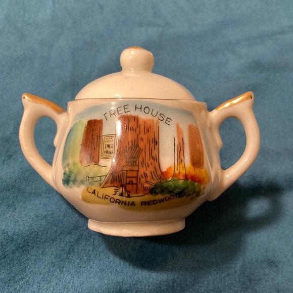 Accents | Vintage Midcentury California Redwood Mini Sugar Bowl | Poshmark